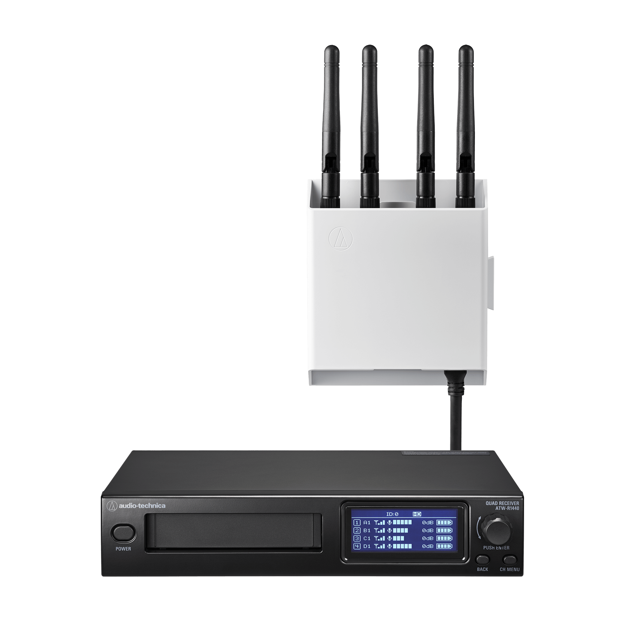 Audio Technica ATW-1421 System 20 PRO Receiver with two Body-Packs